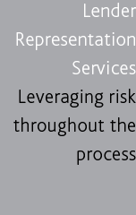 Lender Representation Services - Our Services - Foursite : Real Estate ...